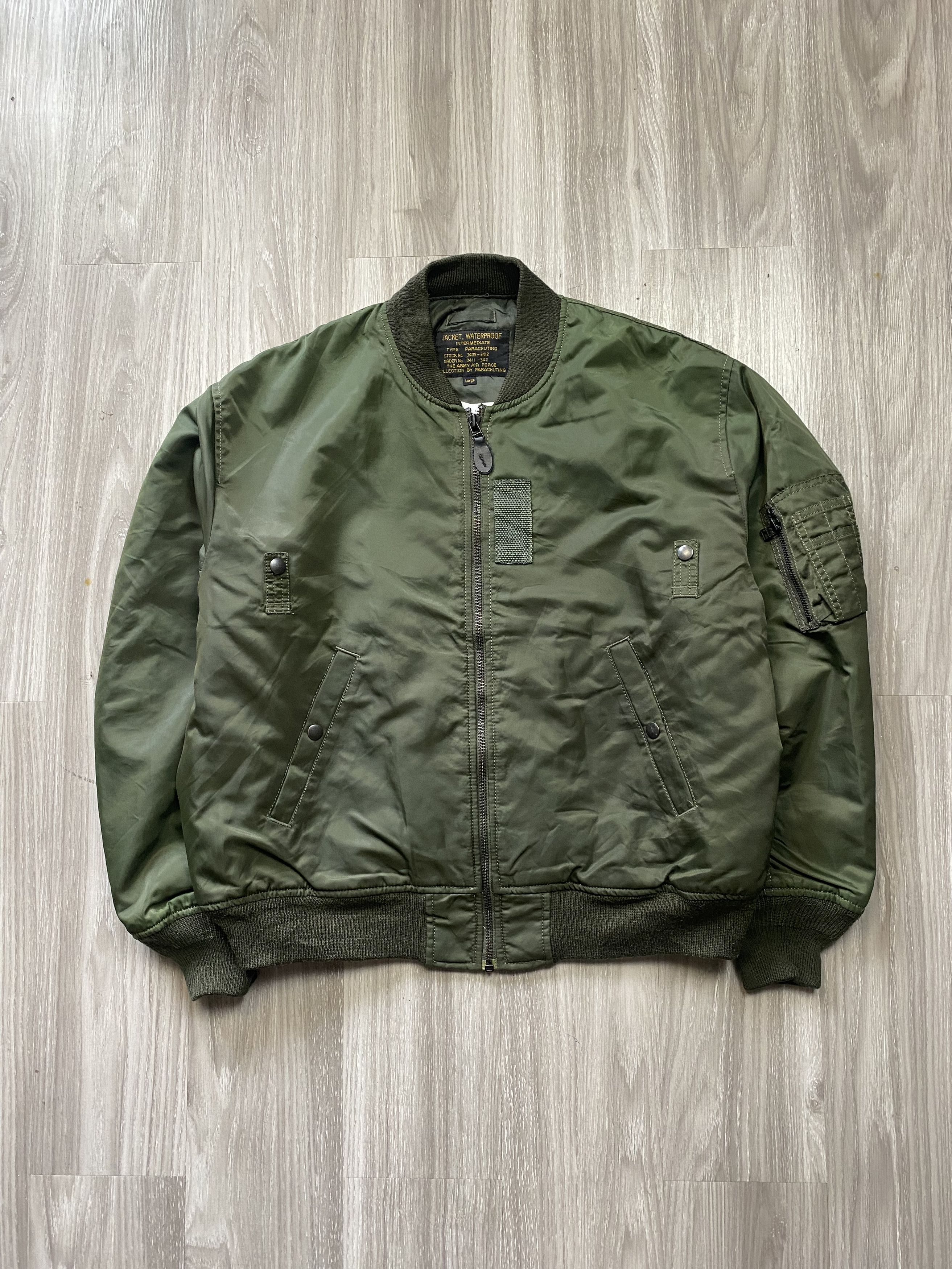 Vintage Vintage US Army Air Force MA-1 Bomber Flight Jacket | Grailed