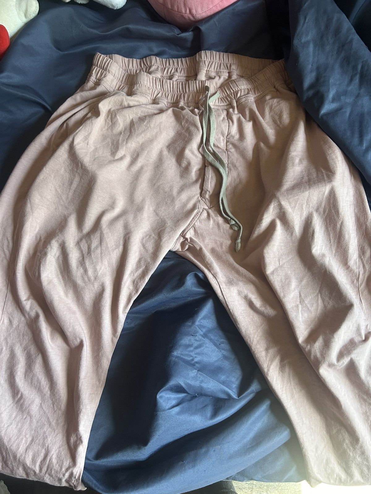 Rick Owens × Rick Owens Drkshdw Dirty pink Rick owens sweatpants | Grailed