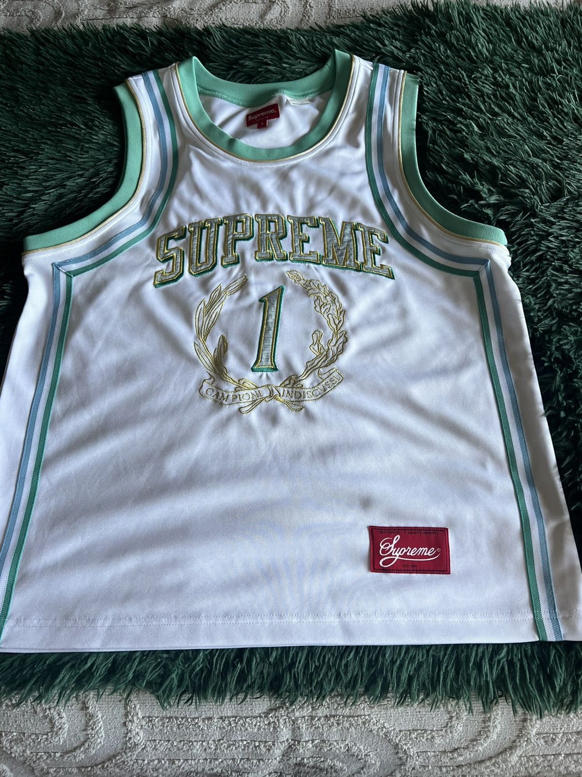 Supreme Rare Supreme Campioni Basketball Jersey | Grailed