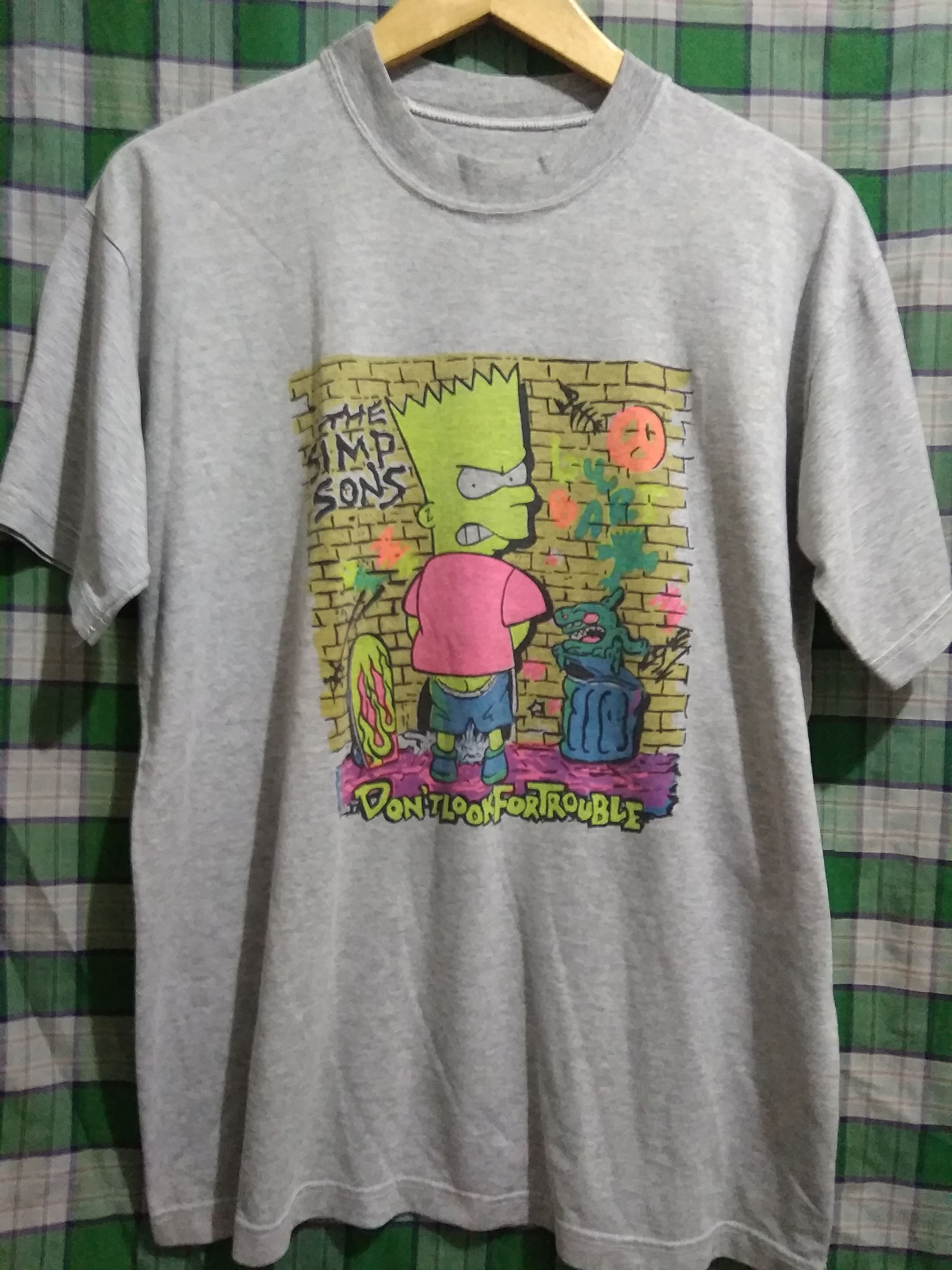 Cartoon Network × The Simpsons × Vintage Vintage Bart Simpsons t shirt ...