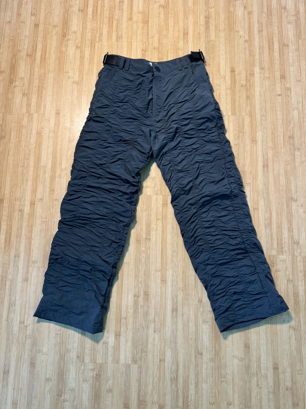 Designer × Rare Konstrukt Shrunken Seam Nylon Track Pants | Grailed