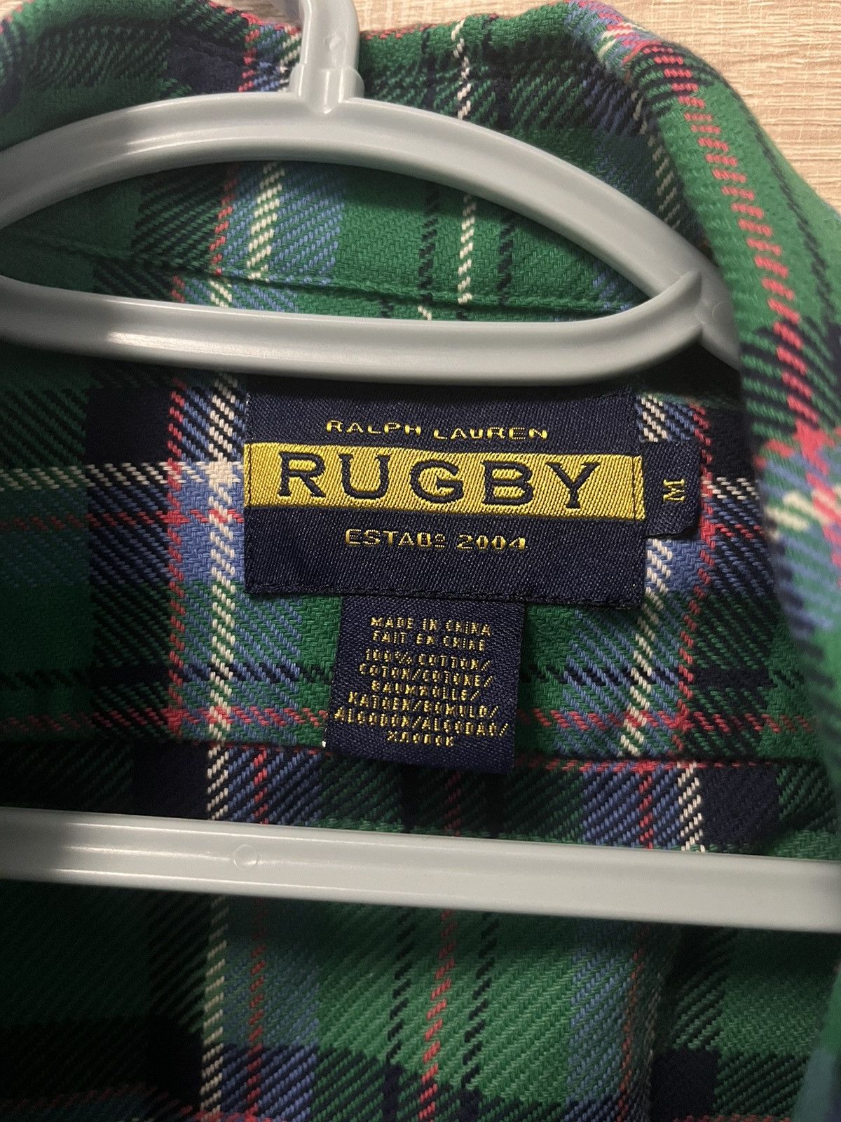 Pyrex Vision × Virgil Abloh PYREX VISION RALPH LAUREN RUGBY FLANNEL ...