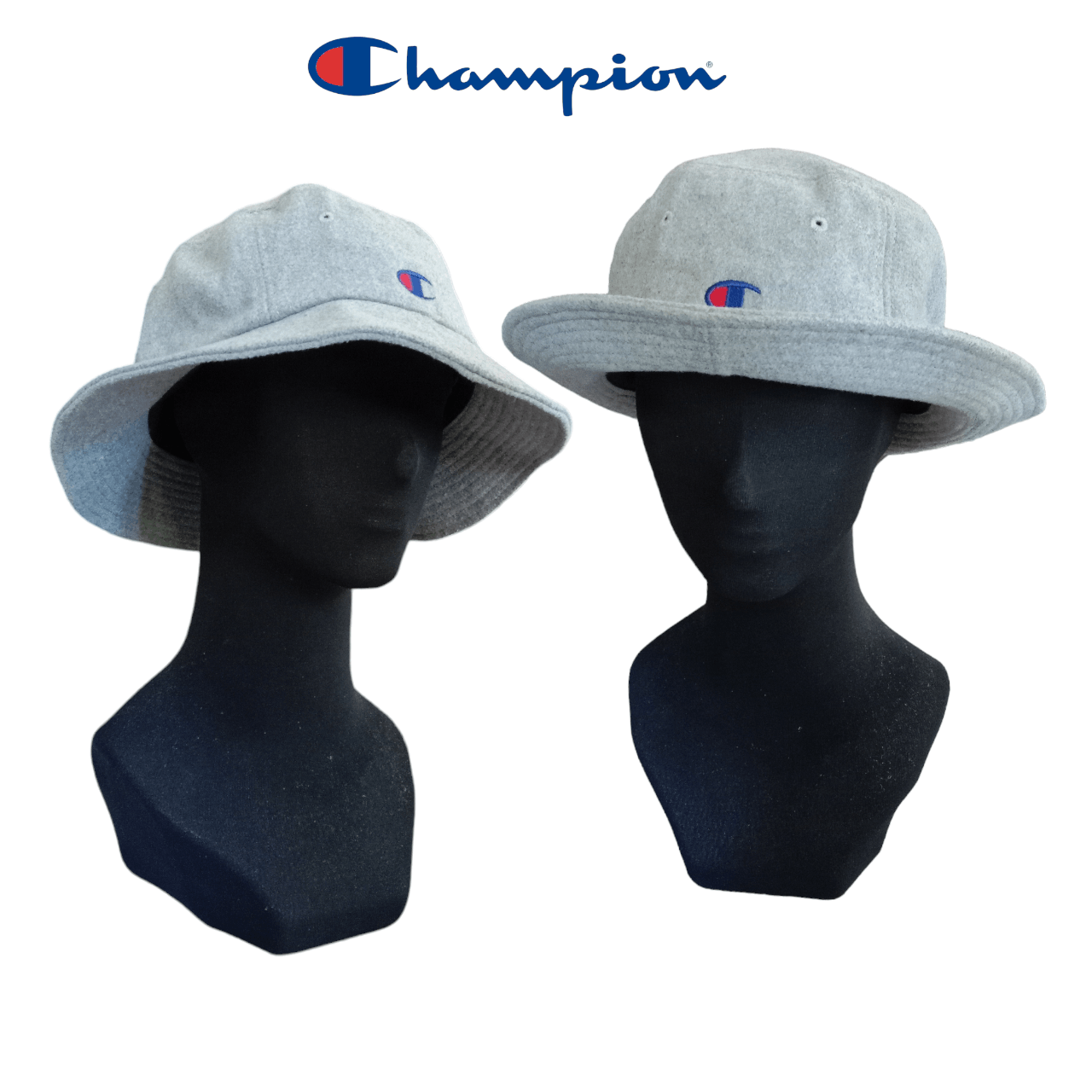 Champion 💥Size 58CM Champion Gray Color Bucket Hat | Grailed