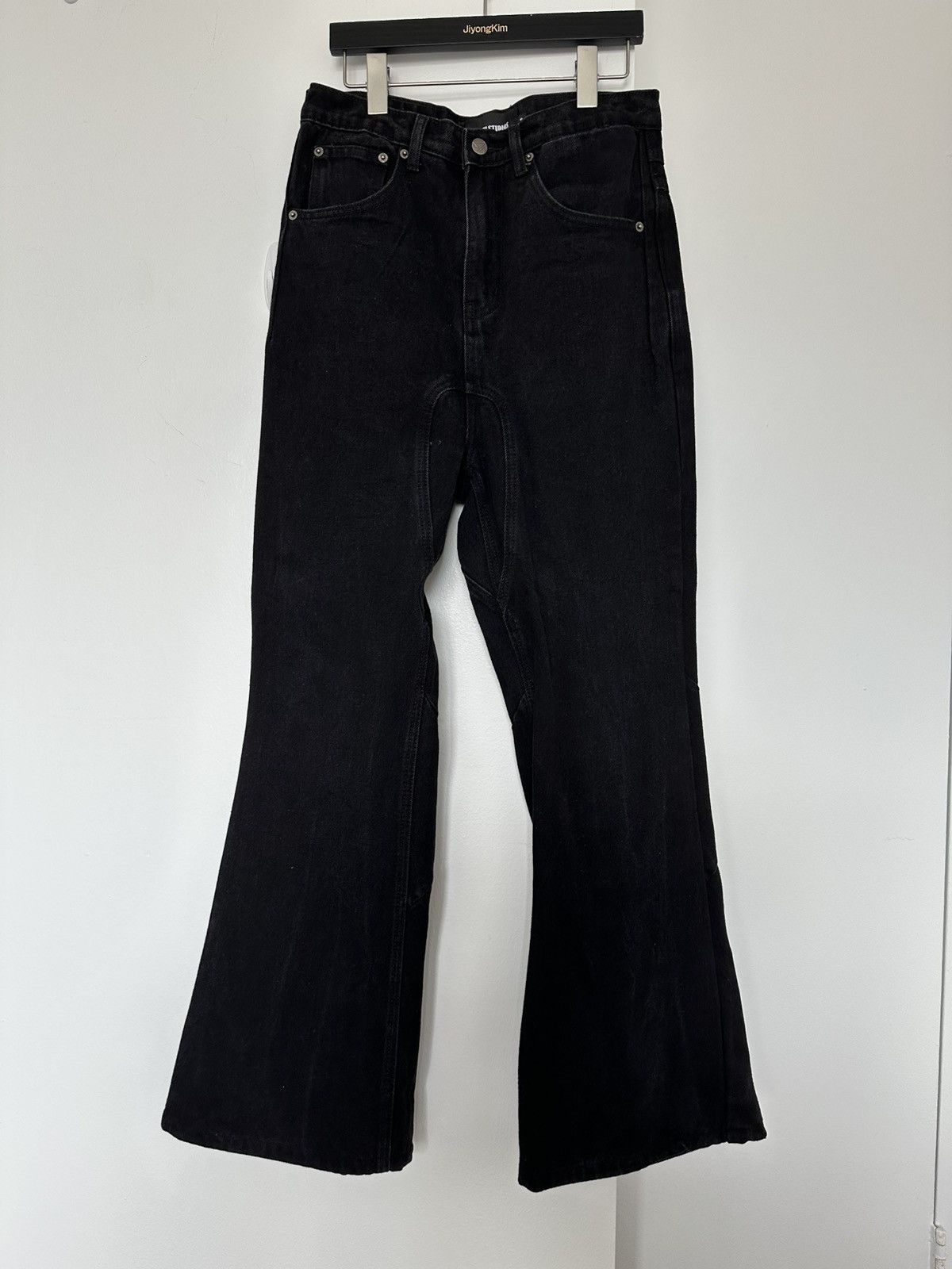 No Faith Studios × Streetwear NFS Black Bootcut Jeans | Grailed