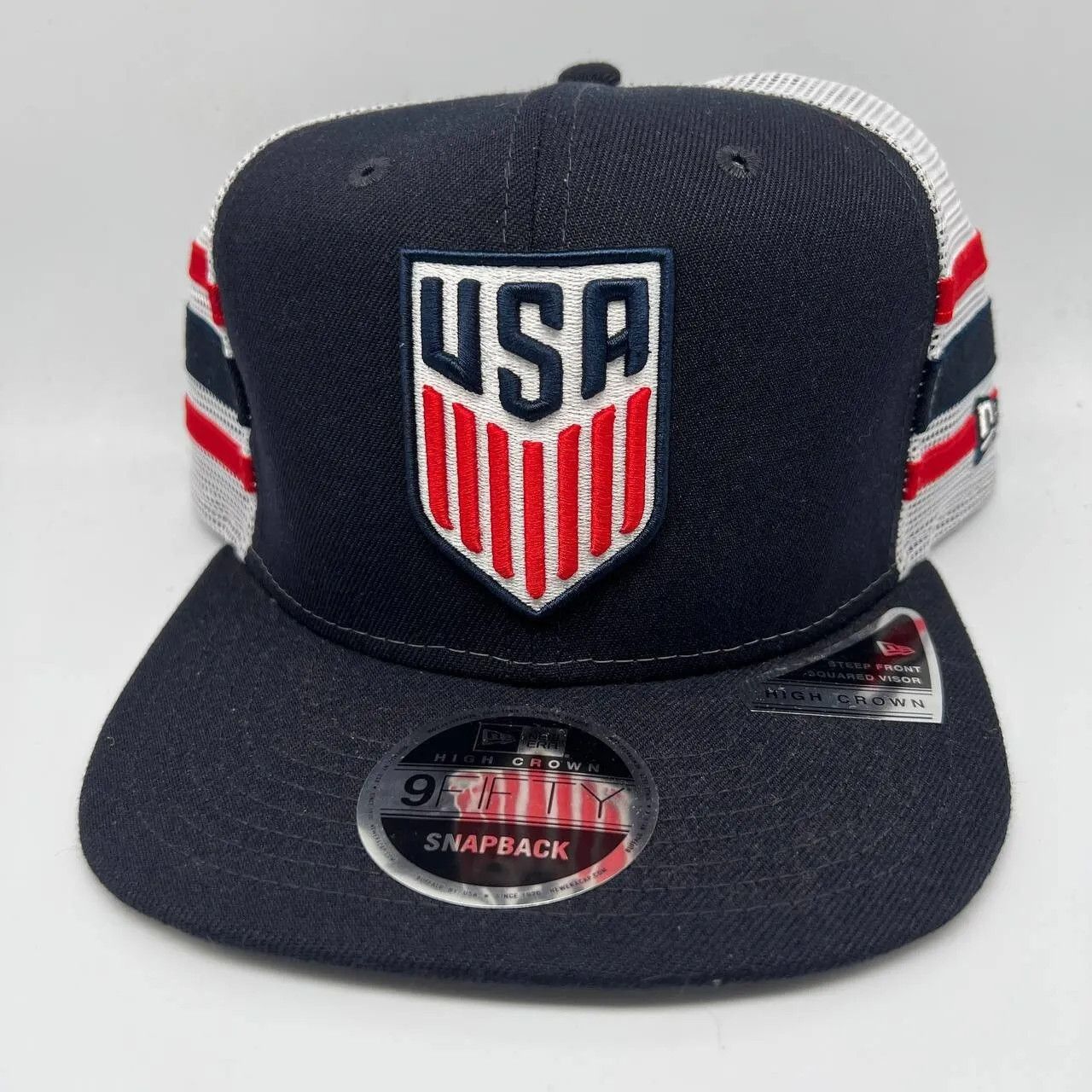 New Era Team USA US Soccer Striped Trucker Hat Snapback Cap Men | Grailed