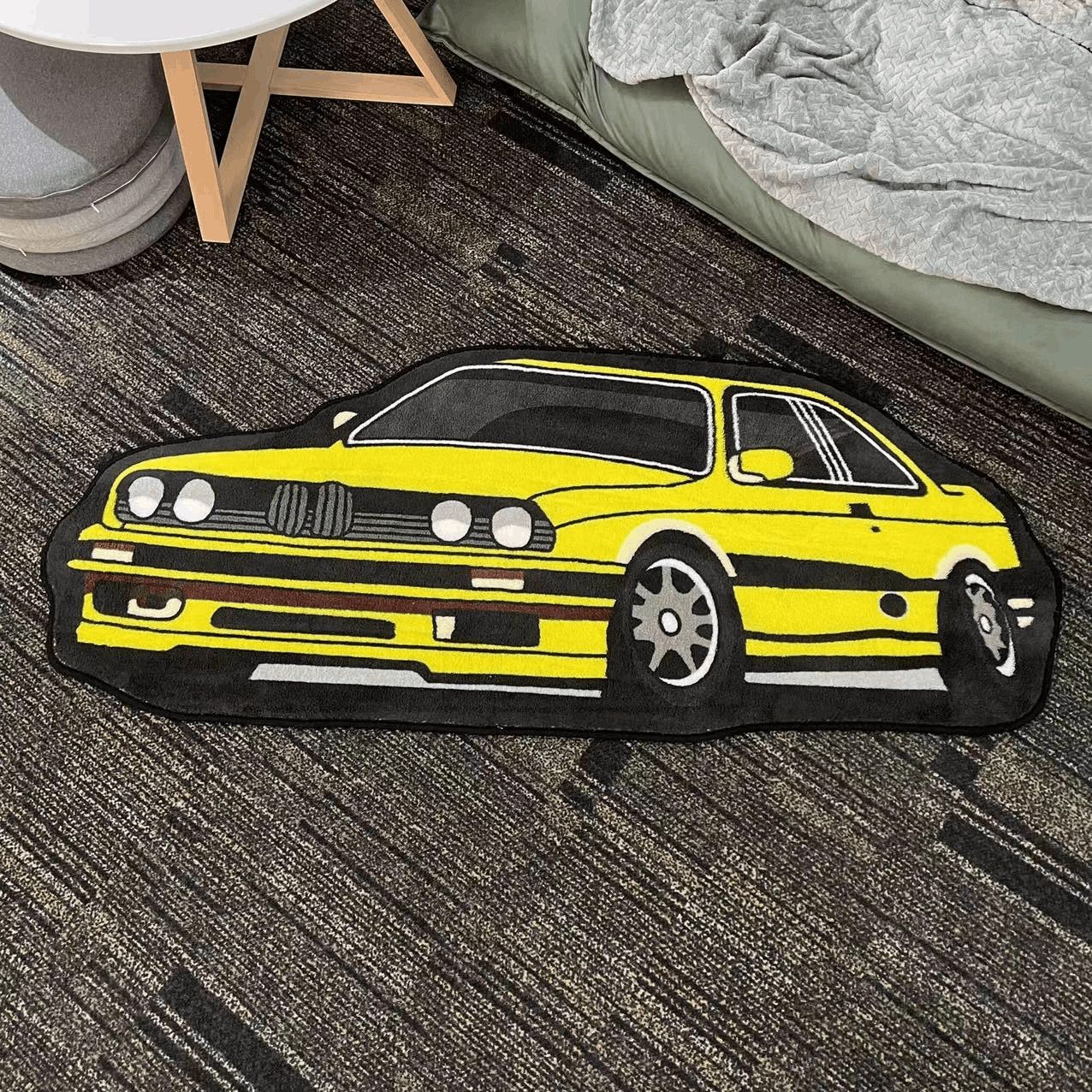 Streetwear ⚡️Special-shaped Carpet Rug y2k BMW pattern car | Grailed