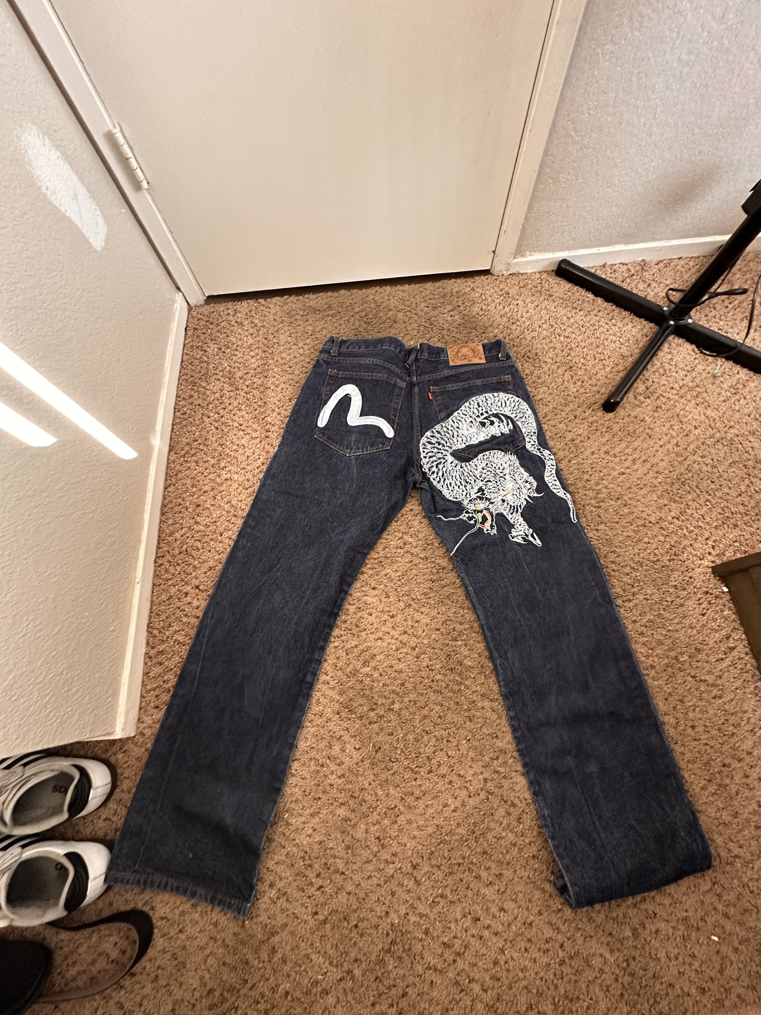 Evisu Evisu Dragon embroidery Jeans | Grailed