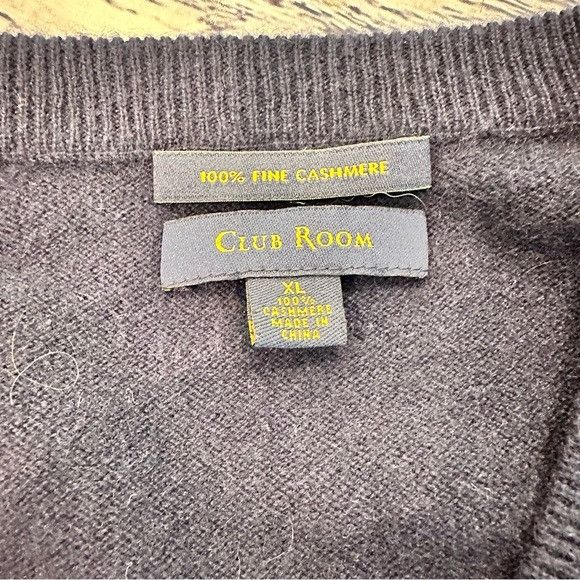 Club Room Club Room 100% Cashmere Men’s Navy Blue Sweater Vest | Grailed