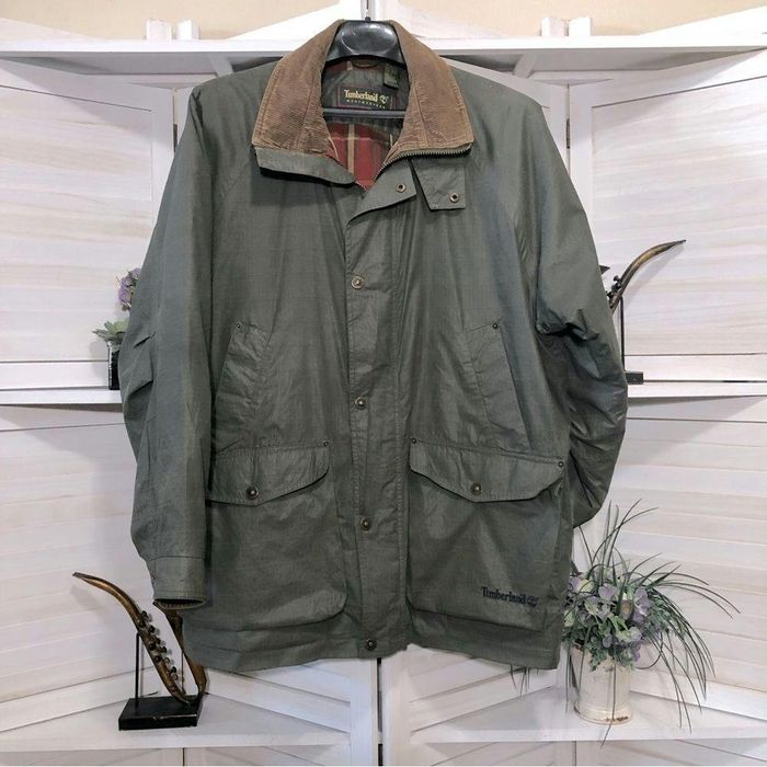 Timberland Timberland military green puffer cotton lining jacket L ...