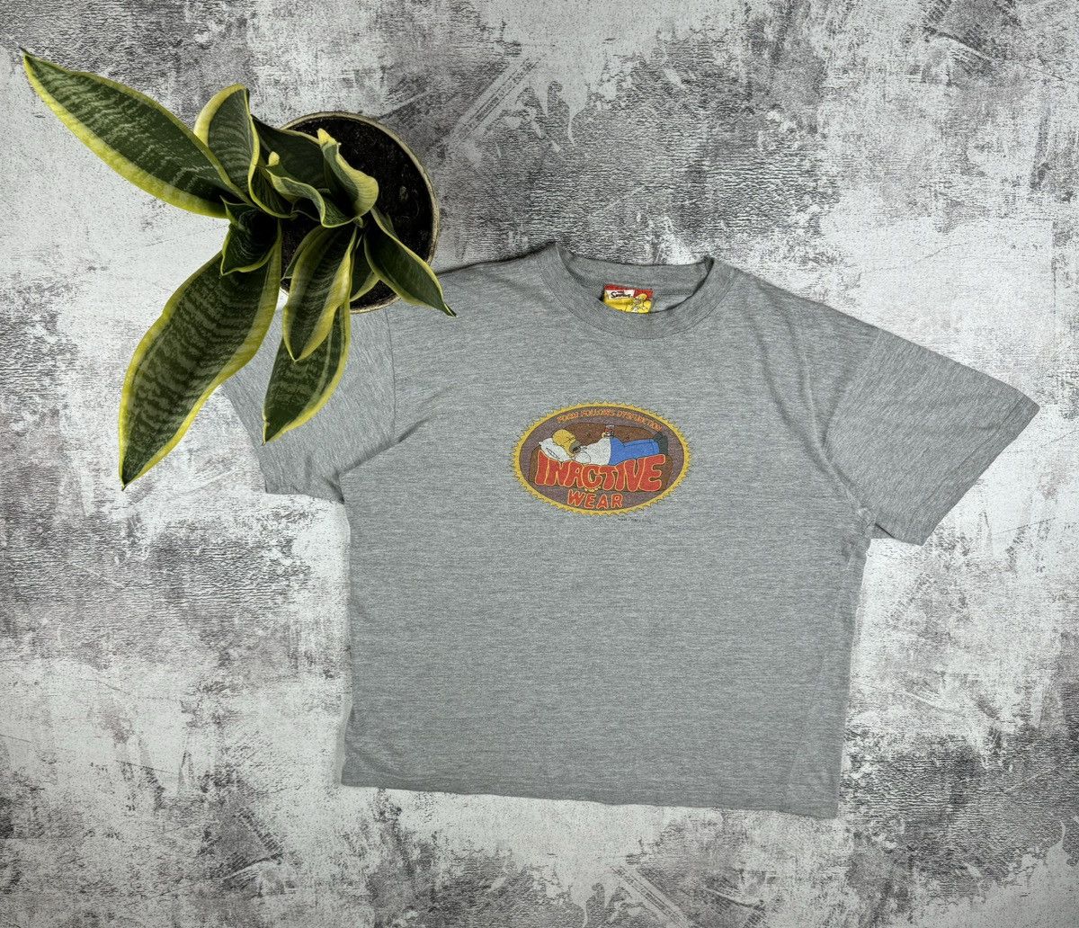 Vintage The Simpsons 1999 Matt Groening Homer Inactive Wear T Shirt ...