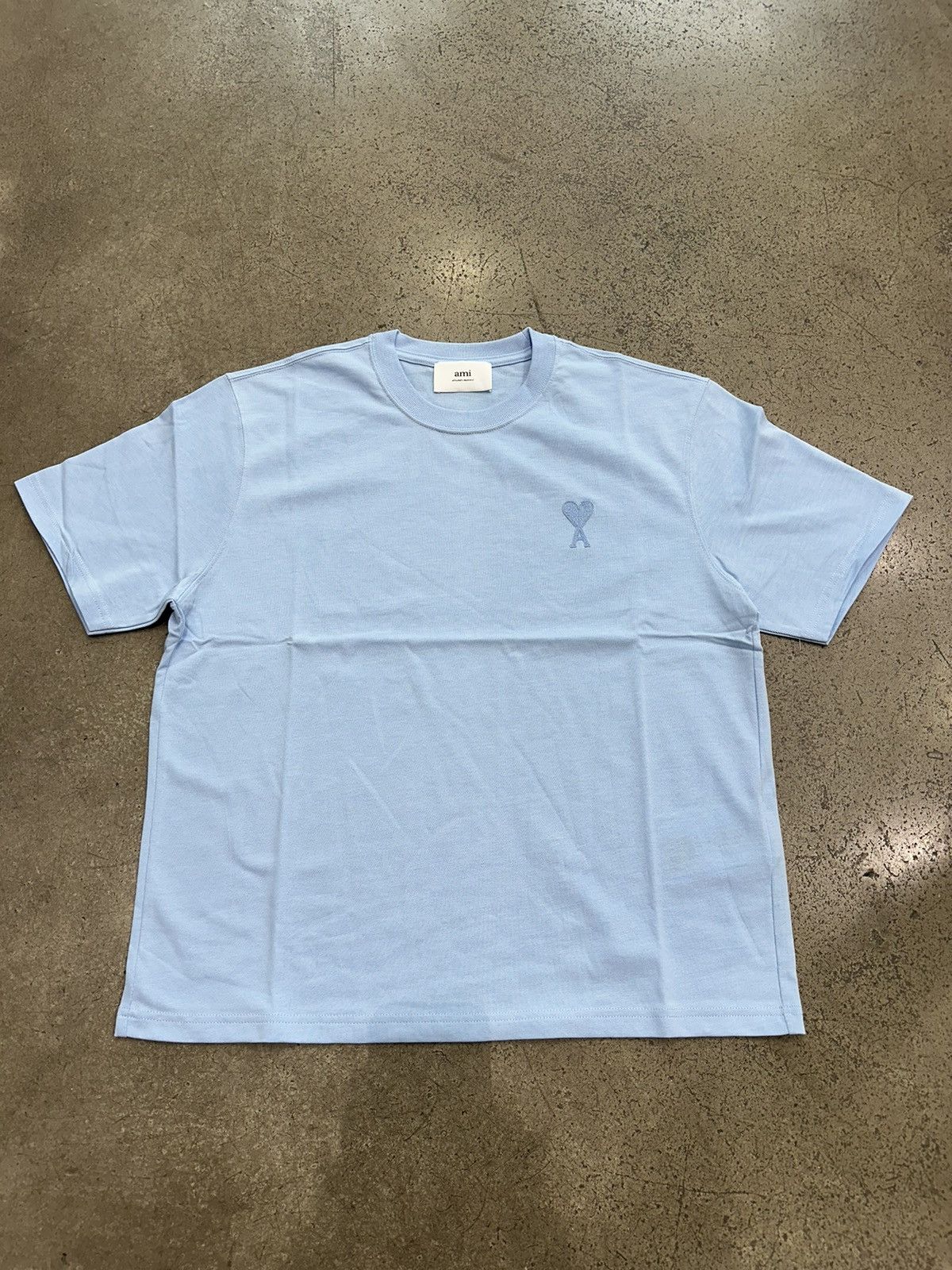 AMI AMI - ADC Tshirt Tonal Sky Blue | Grailed