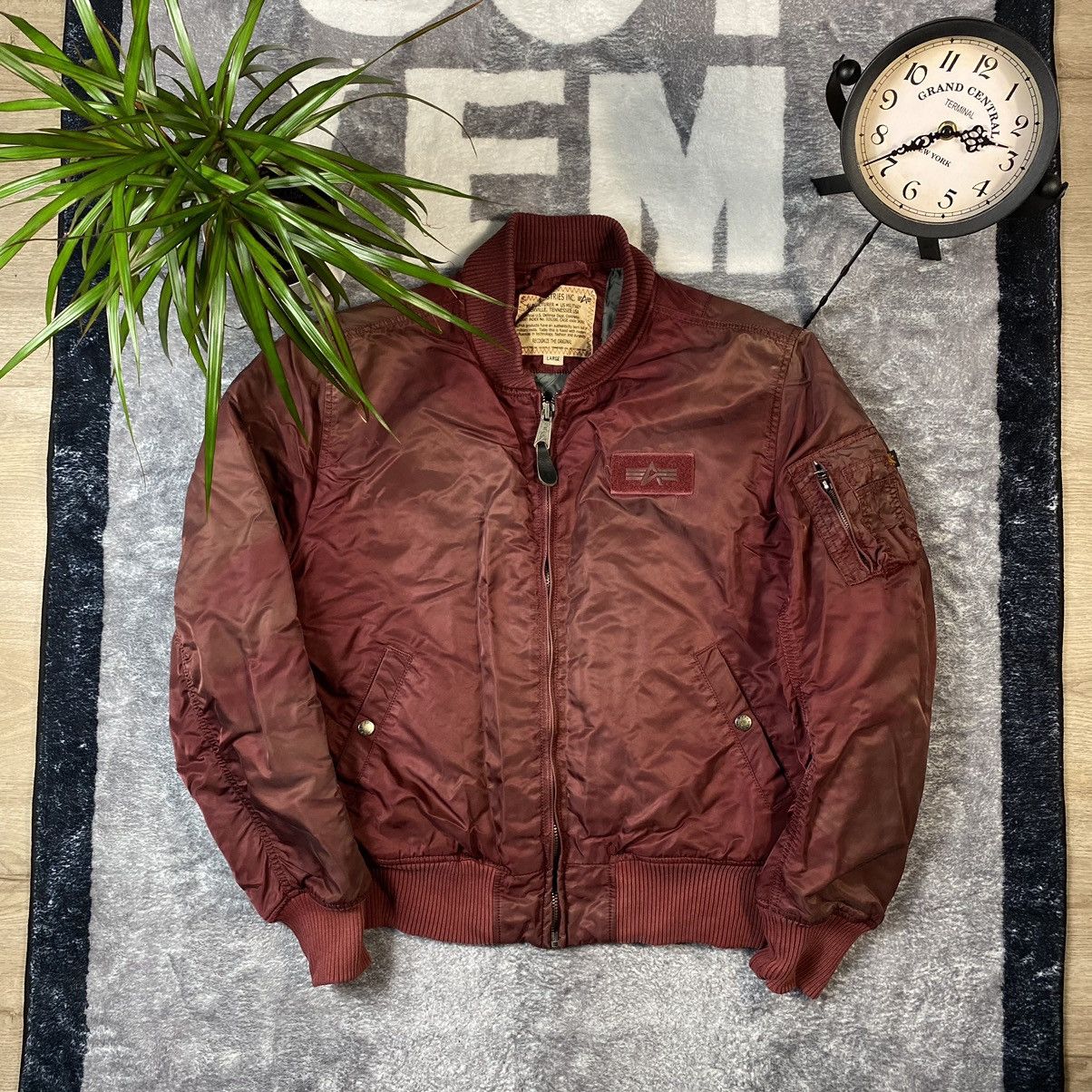 Alpha Industries × Vintage ALPHA INDUSTRIES FADED VINTAGE NYLON ...