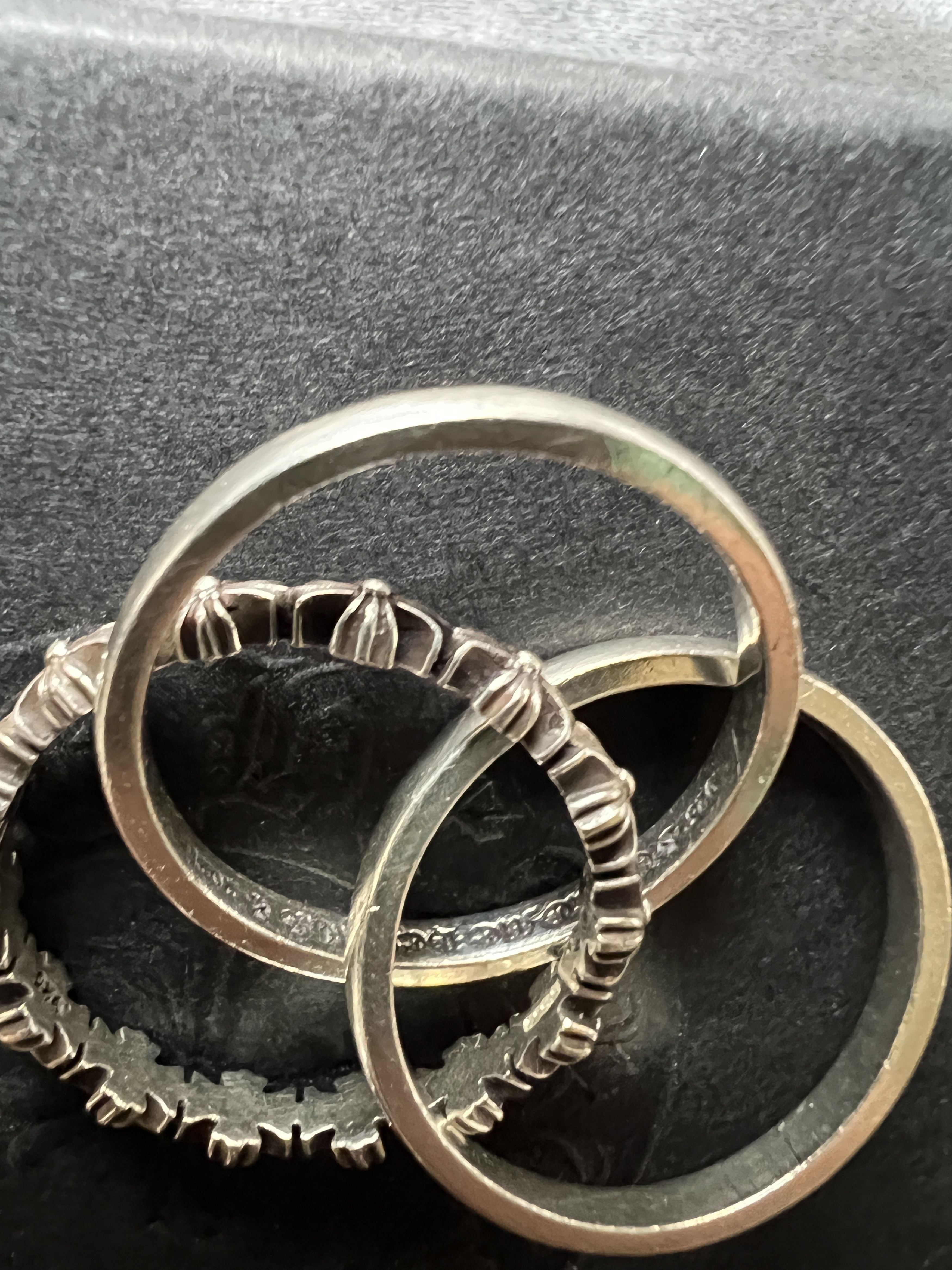 Chrome Hearts Chrome Hearts Tiny E Trinity Ring Size 8 | Grailed