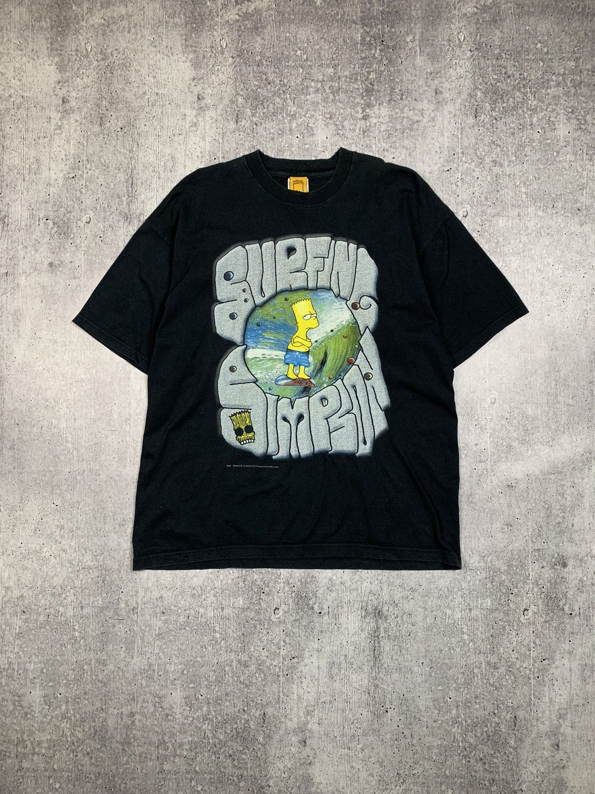 Movie × The Simpsons × Vintage The Simpsons 1999 Surfing Simpson Bart ...