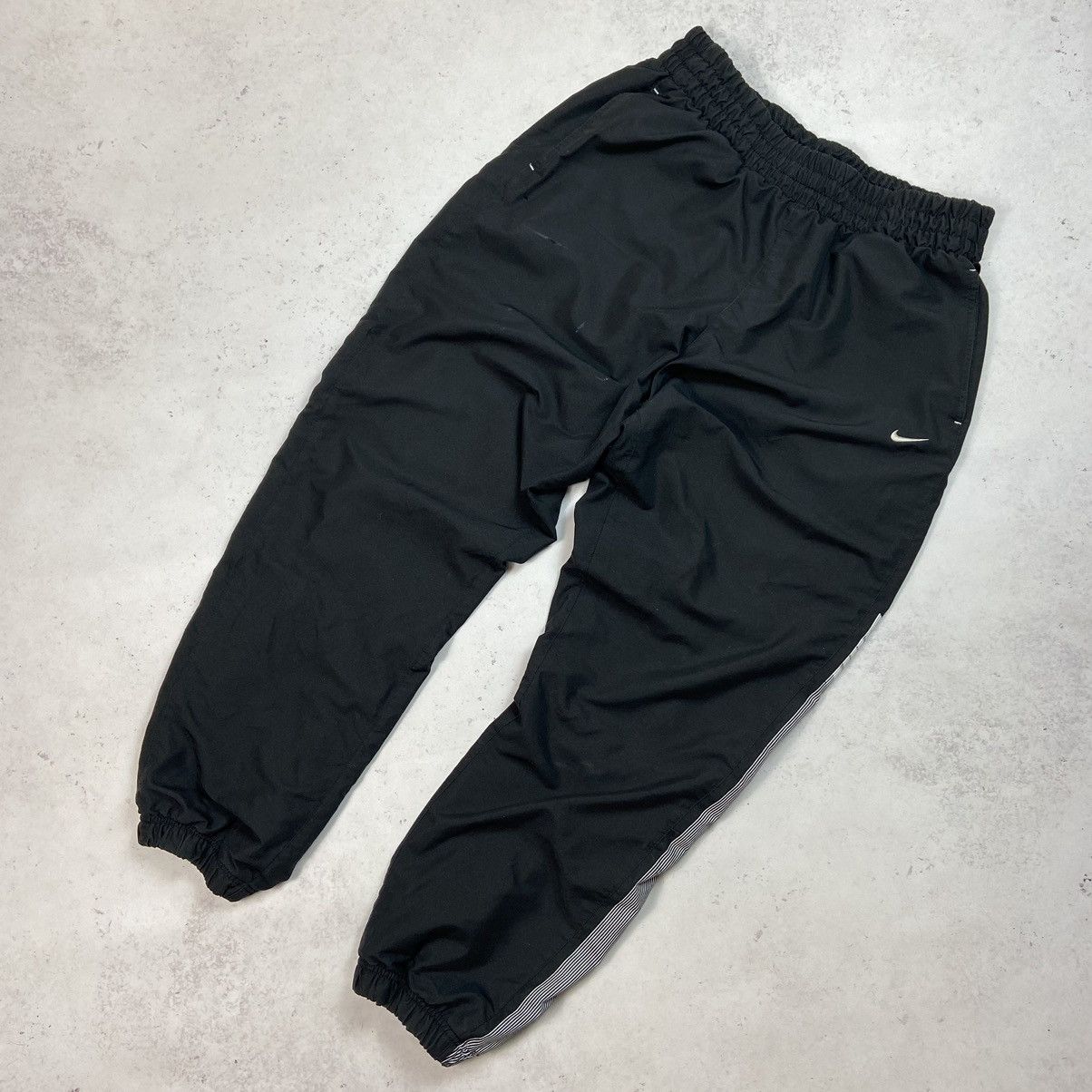 Nike × Streetwear × Vintage 00s RARE VINTAGE NIKE Nylon Track Drill Pants TN Swoosh Y2K | Grailed