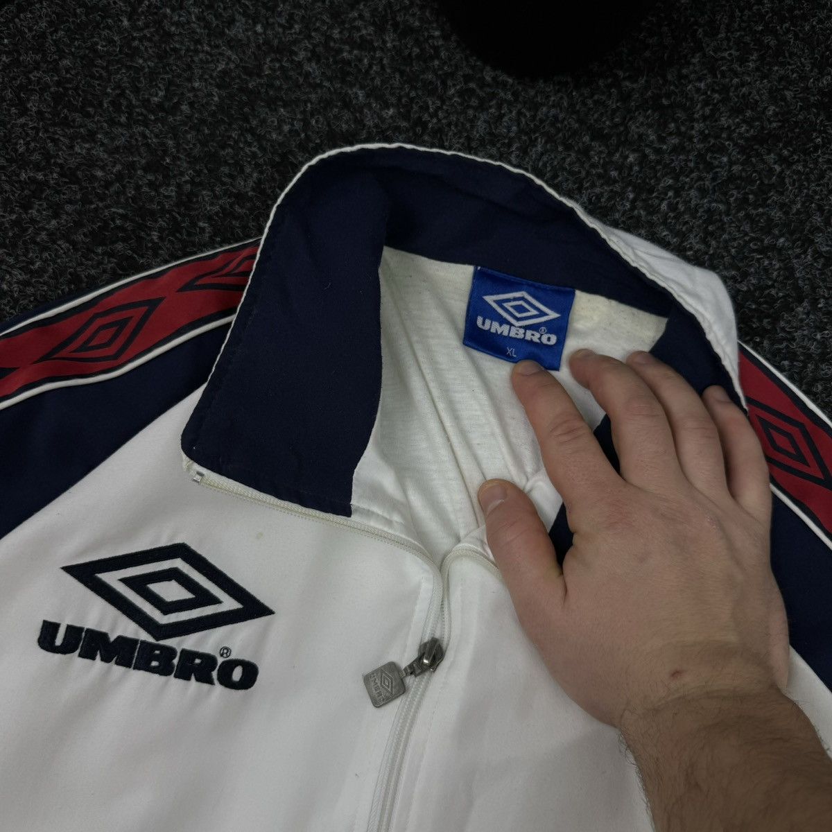 Vintage Umbro Vintage Light Jacket Zip Very Rare Boxy Fit 90s | Grailed