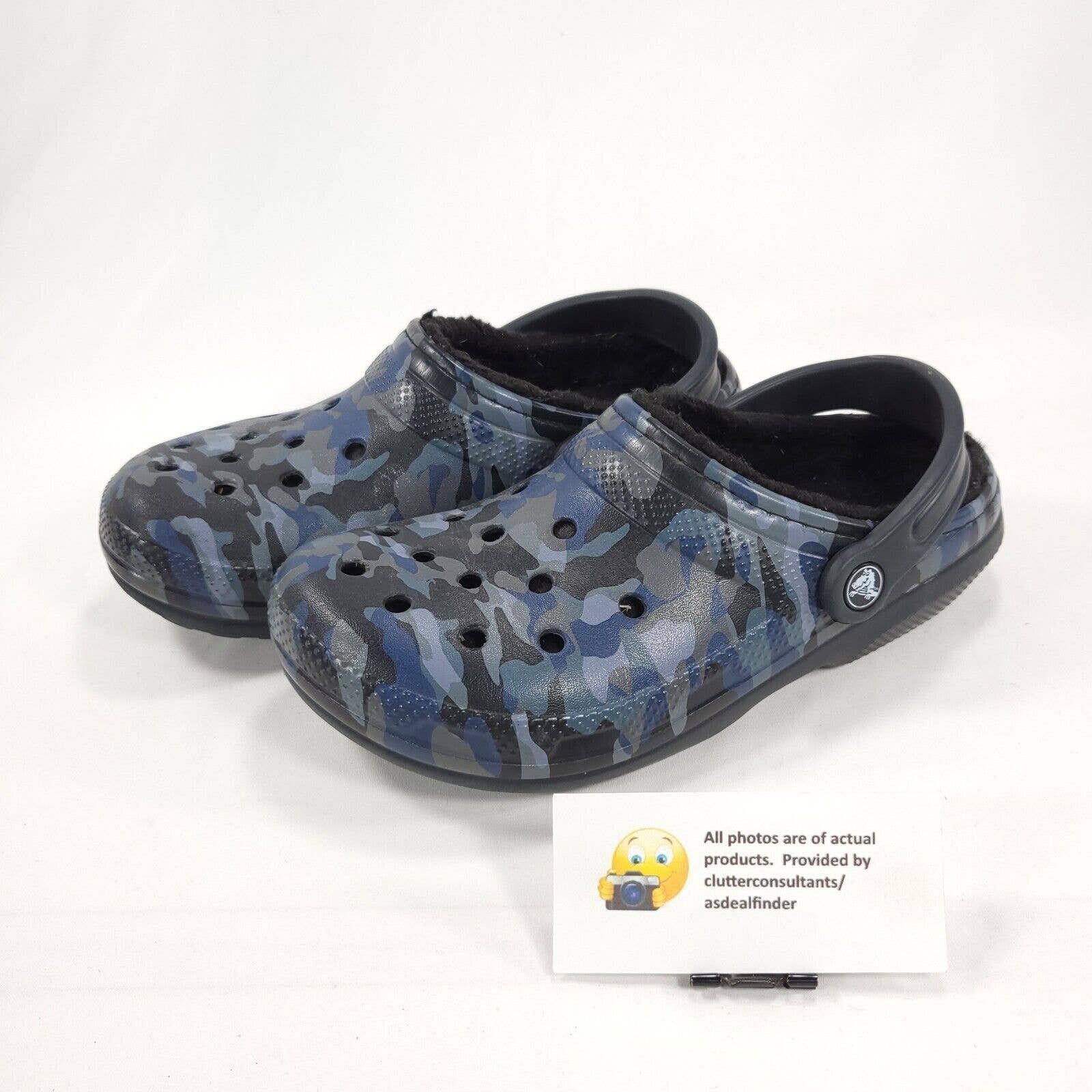Crocs Crocs Classic Lined Mule Clog Women Size 7 Mens 5 Blue Black ...