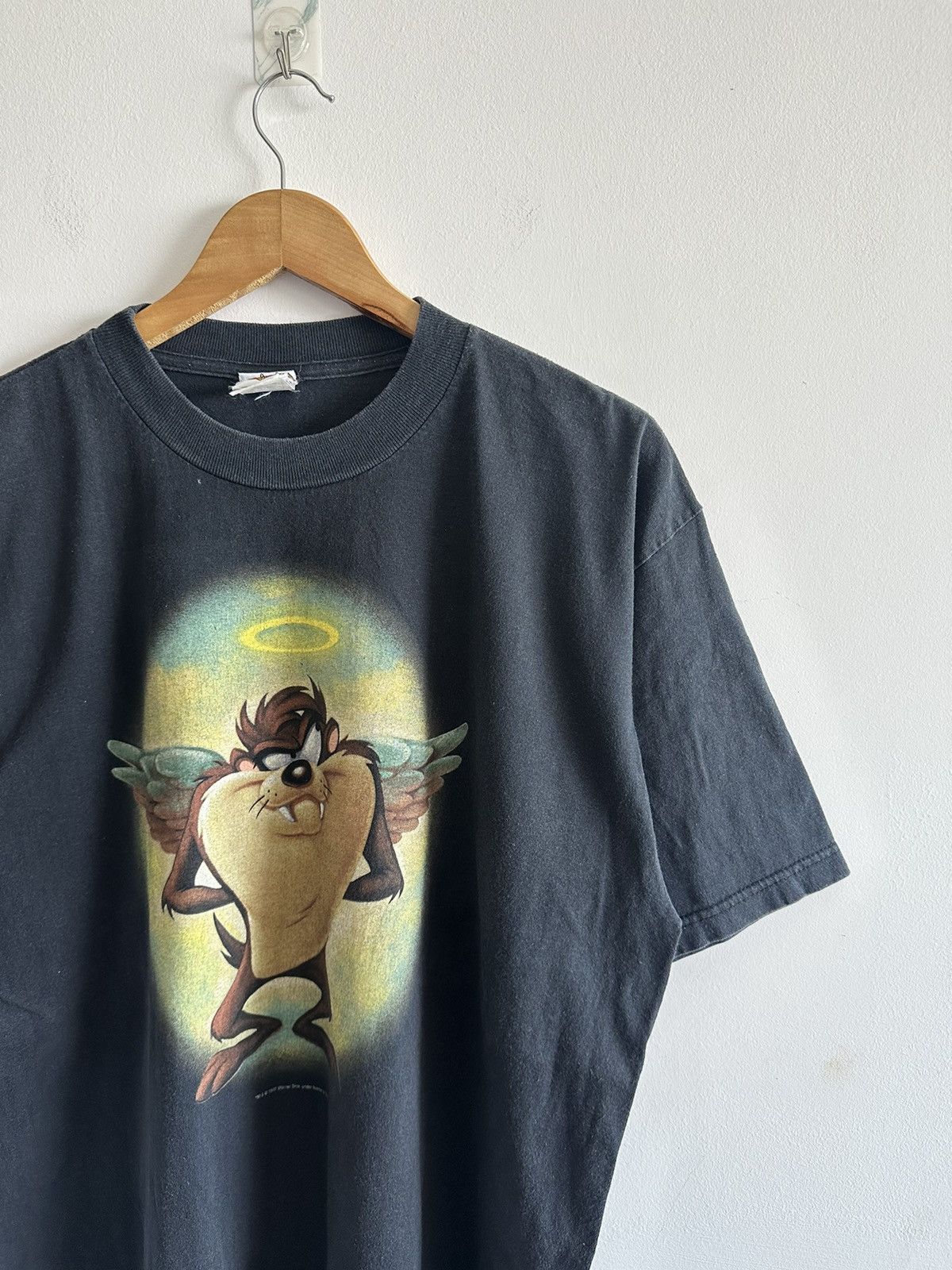Vintage Vintage 90’s Taz Mania Devil Angel 2 side print Rare USA | Grailed