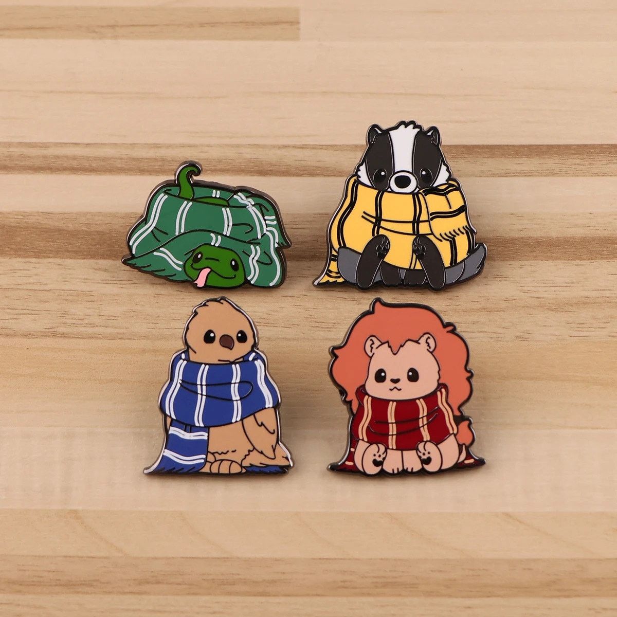 Japanese Brand Harry Potter Slytherin The Serpent HARD Enamel Pins 373 ...