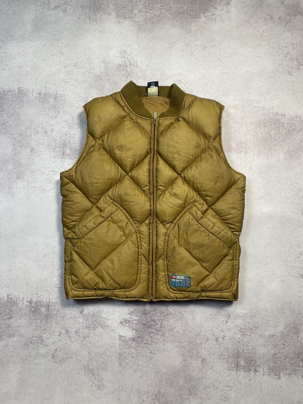 Diesel × Streetwear × Vintage Vintage Rare Diesel Puffer Down Vest ...