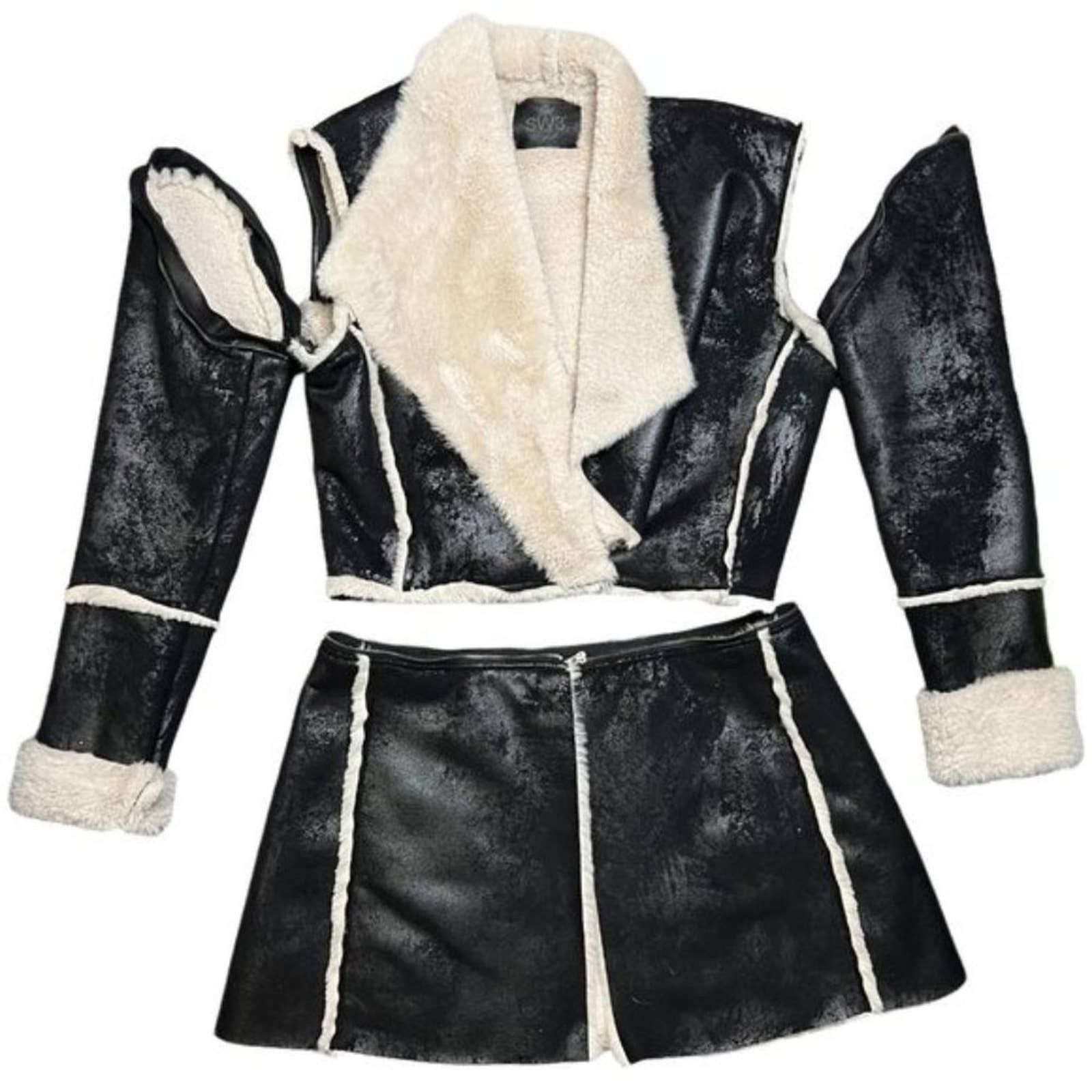 Bespoke Penny Lane Afghan Coat Jacket SW3 Bespoke Black Faux Fur | Grailed