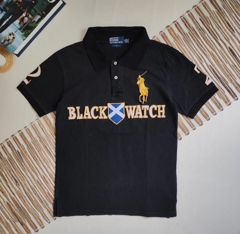 Polo Ralph Lauren POLO RALPH LAUREN BLACK WATCH POLO TEAM T-SHIRT | Grailed