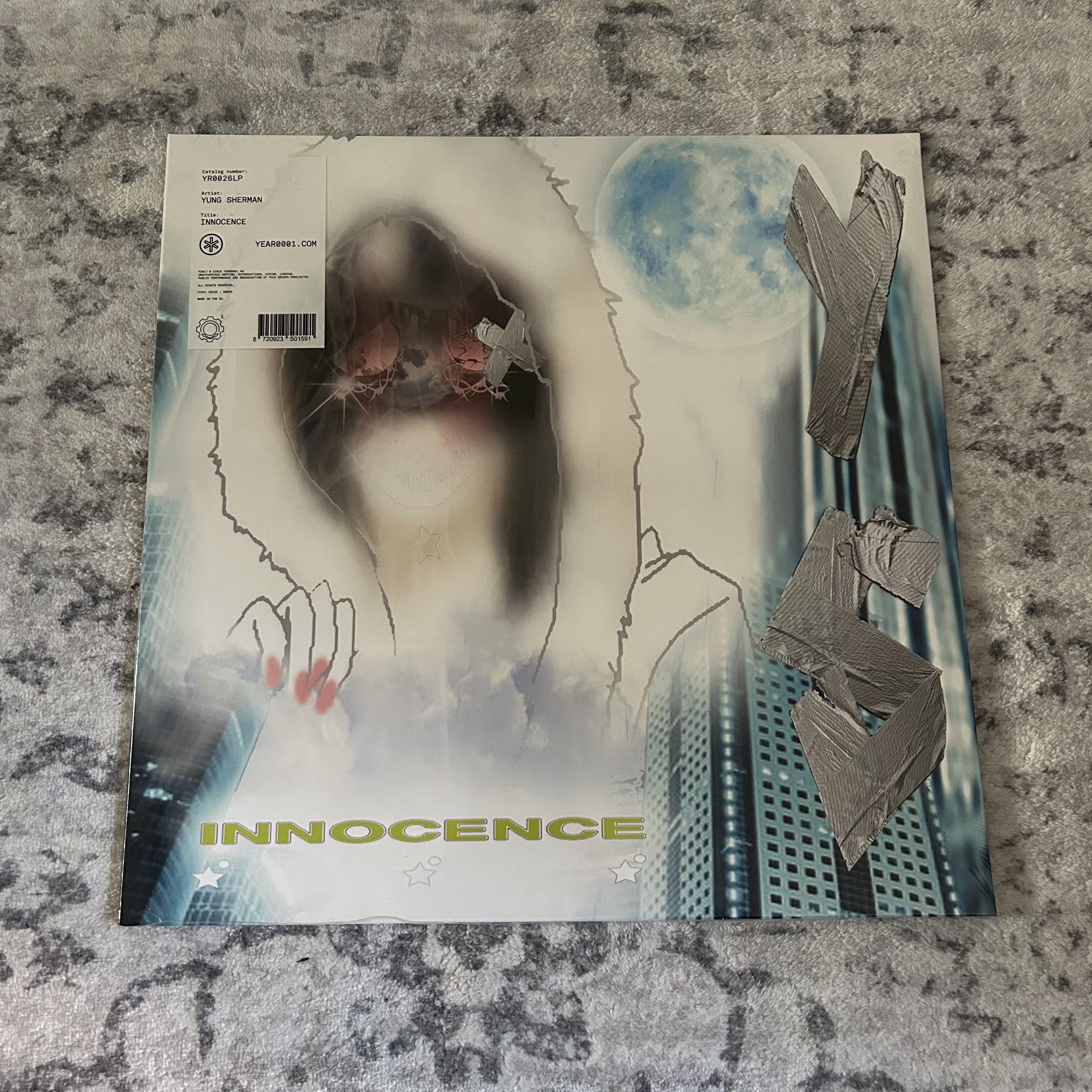 Drain Gang × Sad Boys Yung Sherman Innocence 12” Vinyl Record Yellow ...