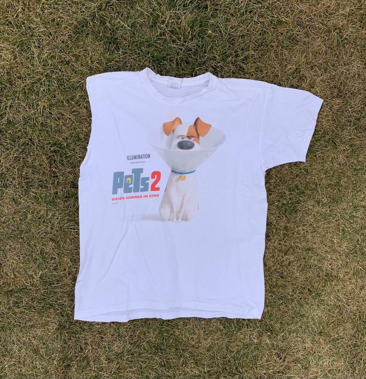 Band Tees × Movie × Streetwear Pets 2 Y2K Streetwear Tee Dog Patron ...