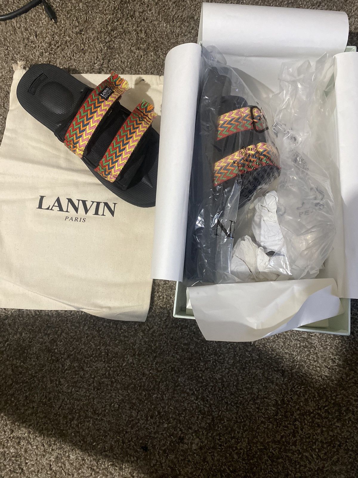 Lanvin × Suicoke Lanvin X Suicoke Slides | Grailed