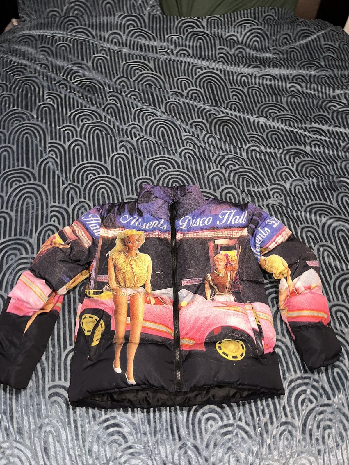 Absent × Ryder Studios Absent x Discoteca Barbie puffer jacket | Grailed