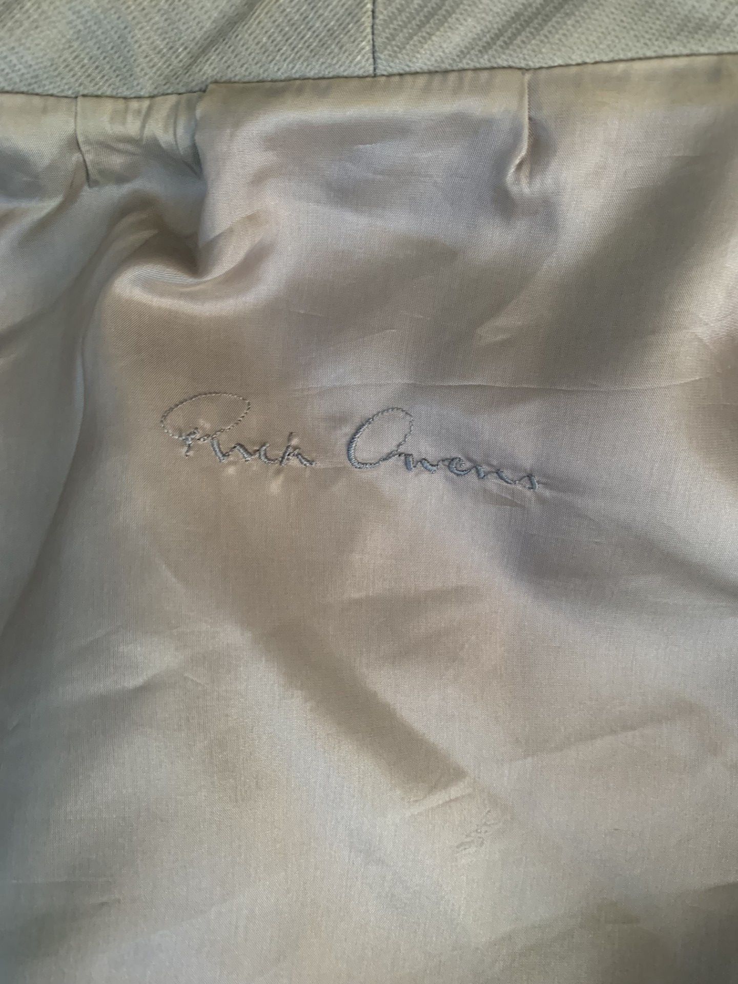 Rick Owens Rick Owens Asymmetrical Wrap Jacket Grailed 1663