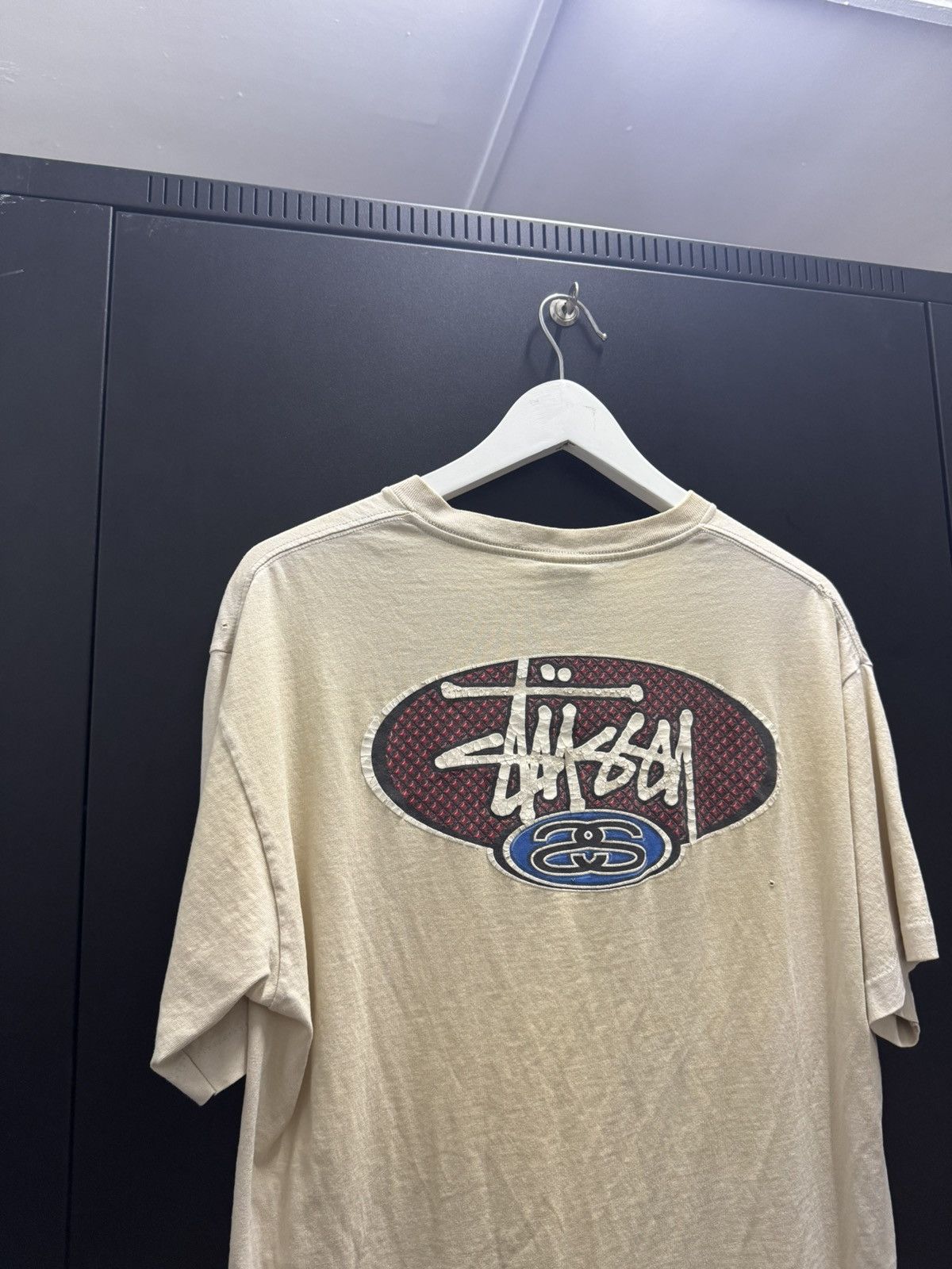 Streetwear × Stussy × Vintage Vintage 90s Stussy Double Logo Single ...