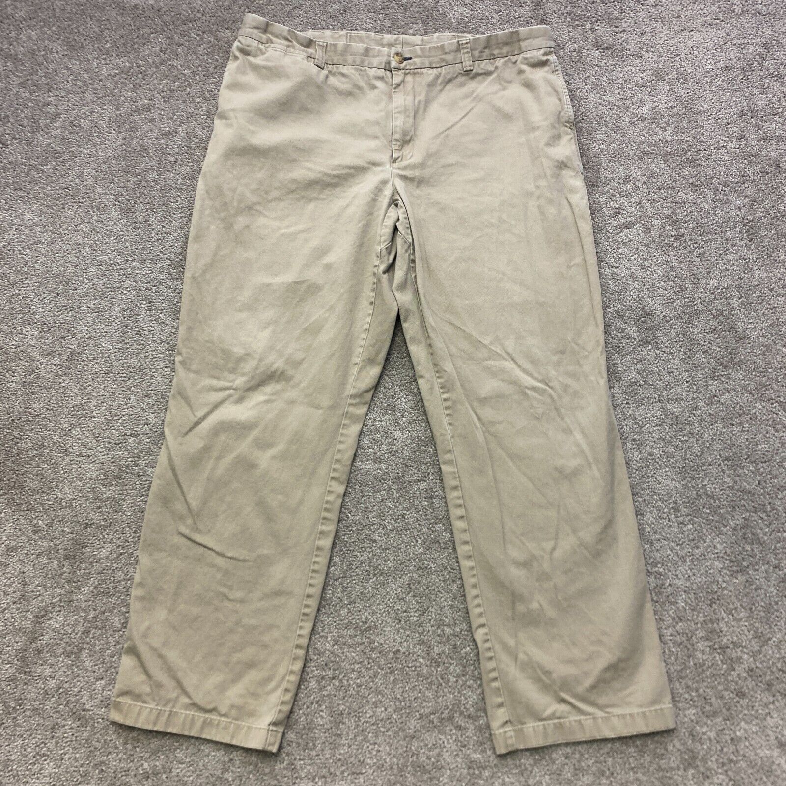 Vintage Duluth Trading Pants Mens 40x32 Brown Chino Relaxed Fit Middle ...