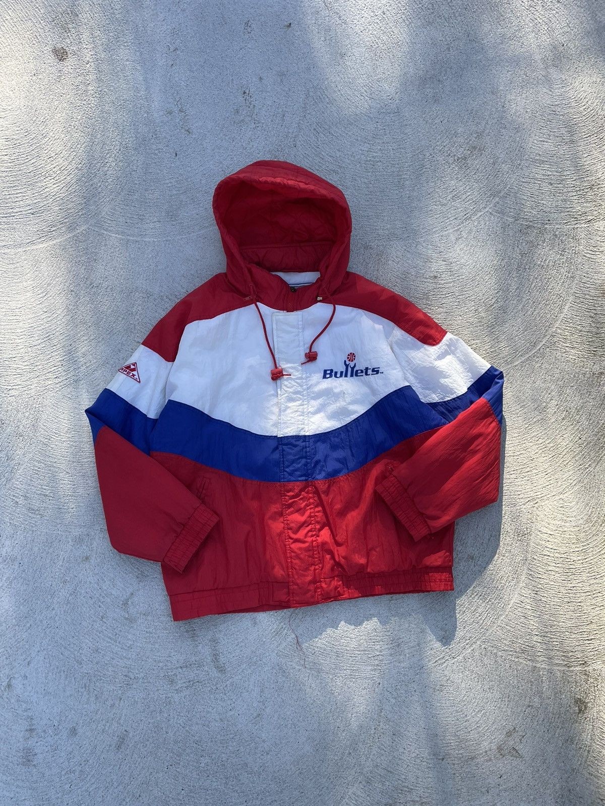 Apex × NBA × Vintage Vintage 1990s Washington Bullets Apex One Jacket ...