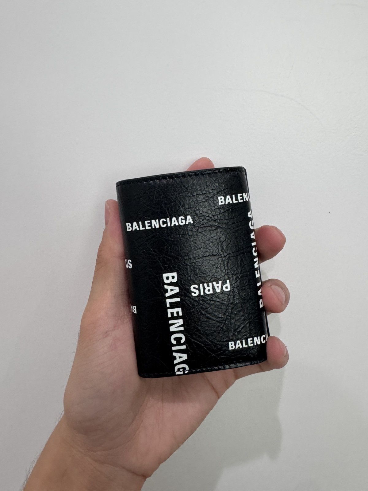 Balenciaga Balenciaga CASH MINI WALLET BAL PARIS ALLOVER | Grailed