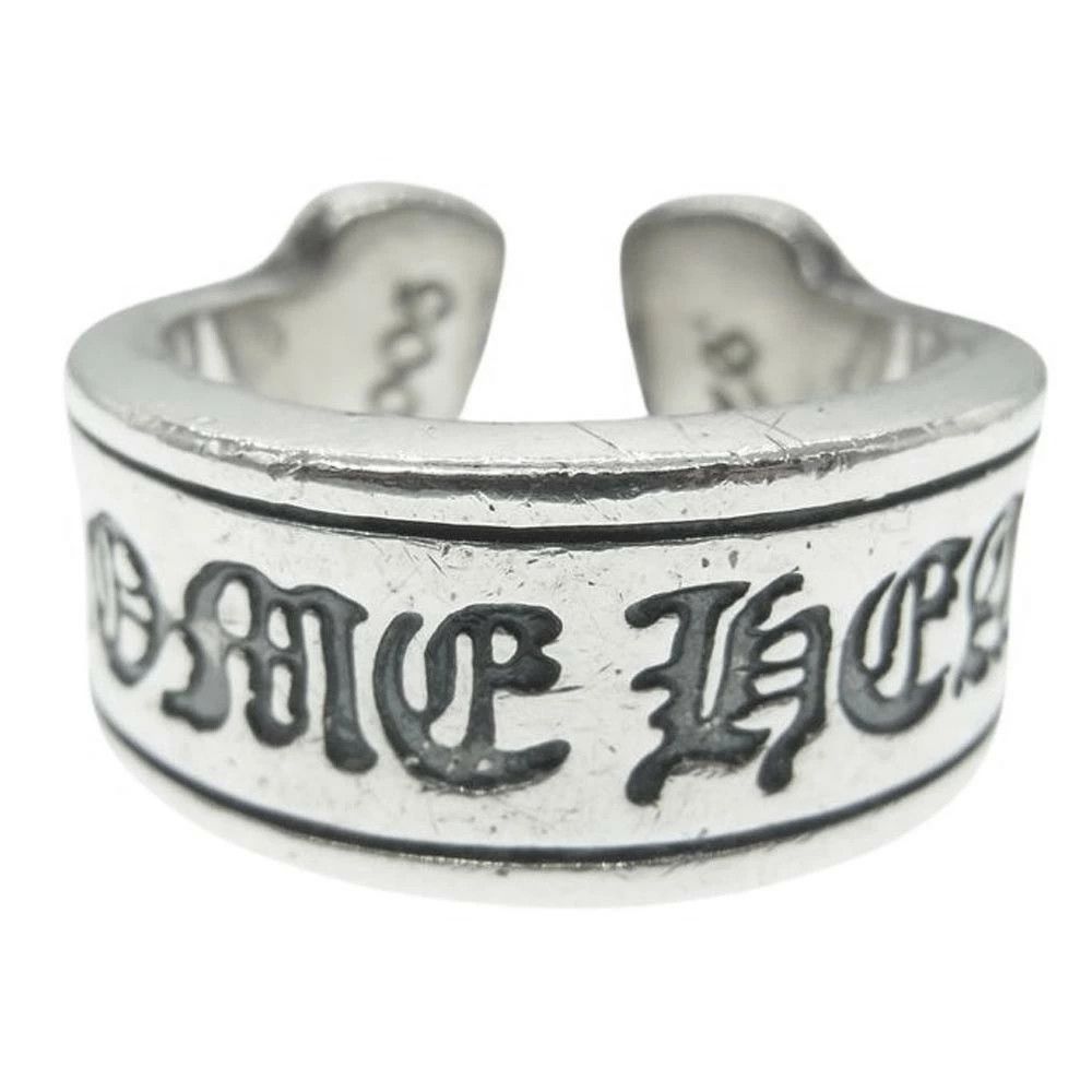Chrome Hearts Chrome Hearts Large Scroll Label Ring - Size 8 | Grailed