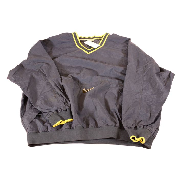 Nike Vintage 90s Nike Windbreaker V-Neck Pullover Size XL Blue 3C | Grailed