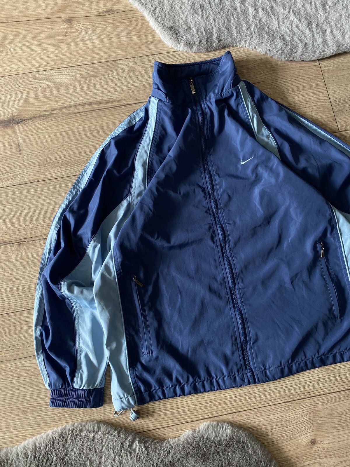 Nike NIKE BOXY DRILL 90s VINTAGE NYLON TRACK JACKET | Grailed