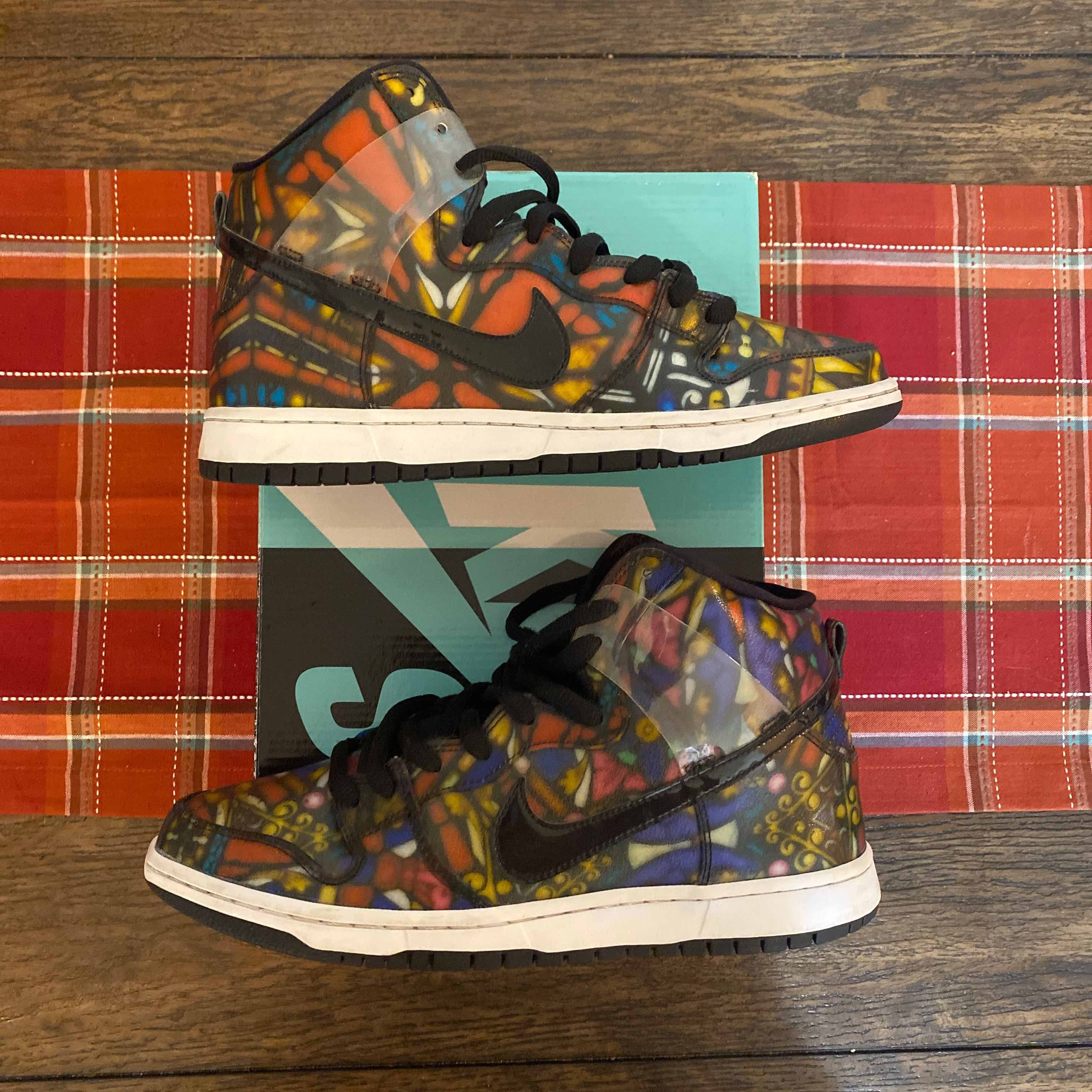 Nike Concepts x SB Dunk High Stained Glass | Grailed