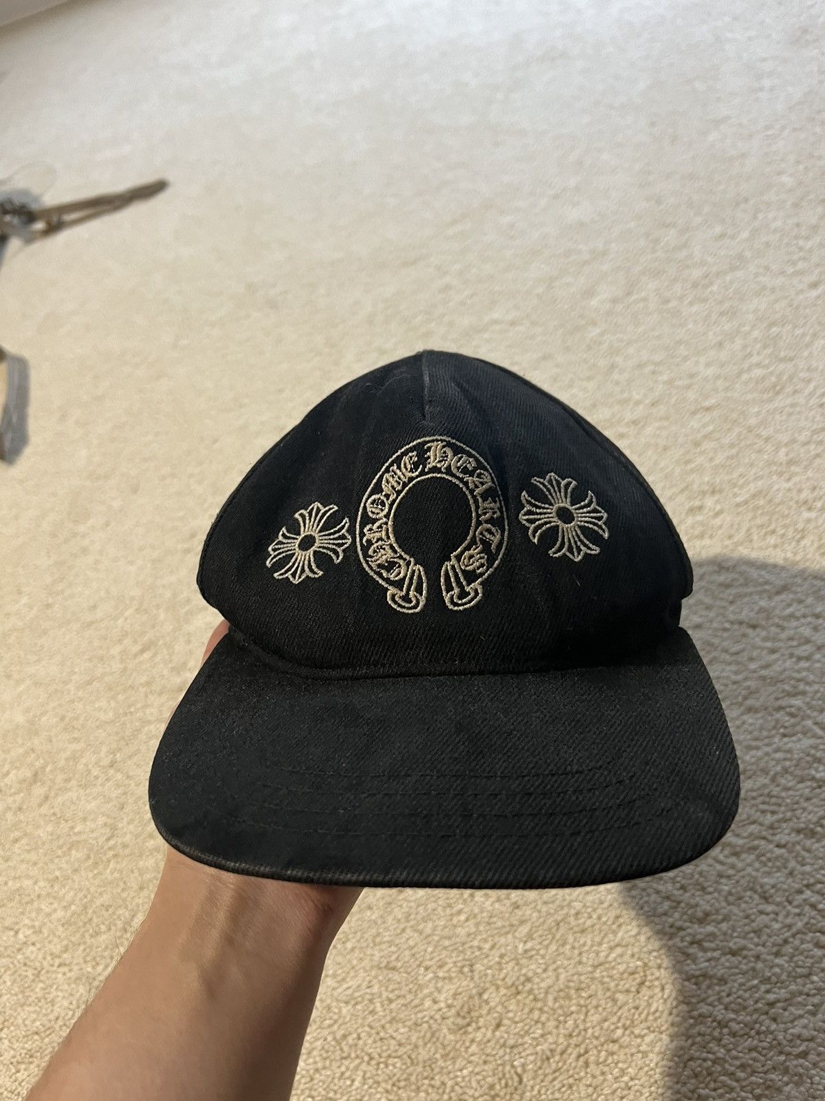 Chrome Hearts Chrome Hearts Horseshoe Logo Hat | Grailed
