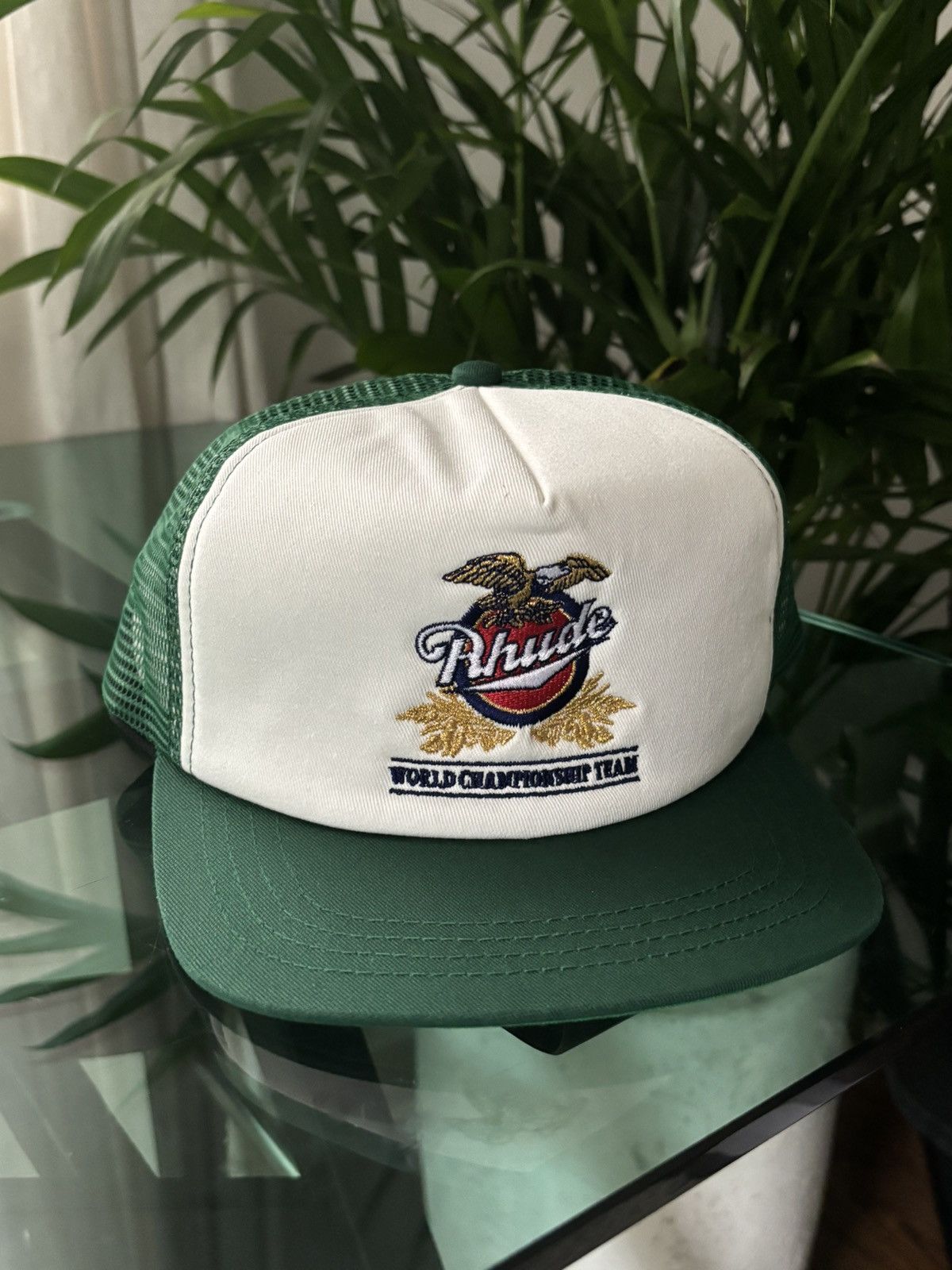 Rhude RHUDE “RACING EAGLE” HAT | Grailed