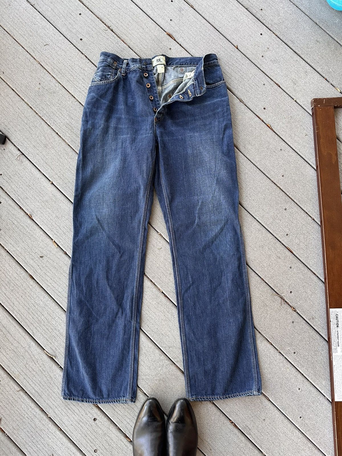 Polo Ralph Lauren RRL Buckle Back Jeans | Double RL Denim Selvedge ...