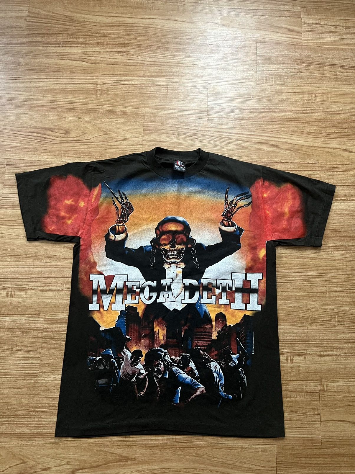 Band Tees × Megadeth × Streetwear Megadeath AOP Modern Boot | Grailed