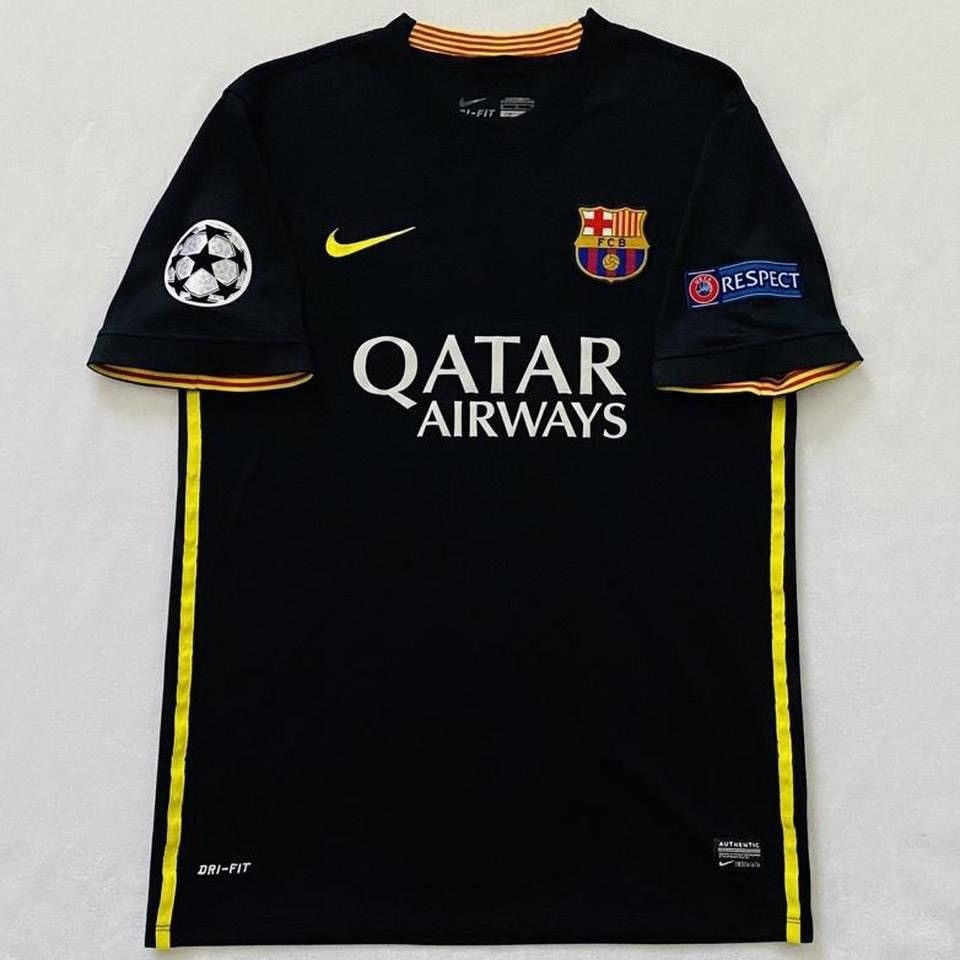 Nike FC Barcelona Messi 2013 14 third Champions League jersey | Grailed