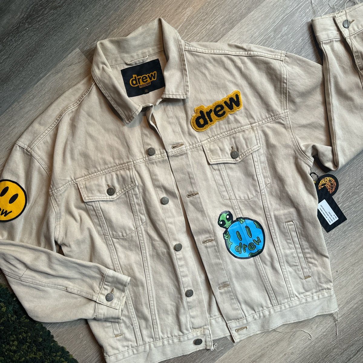 Drew House Drew House Secret Embroidery Denim Jacket | Grailed