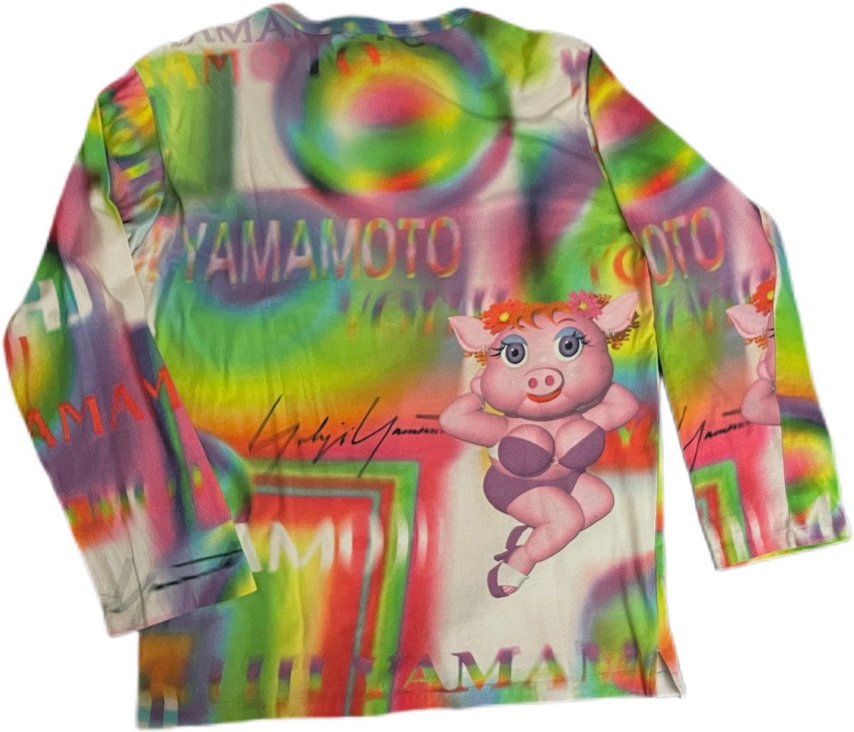 Yohji Yamamoto Yohji Yamamoto Pour Homme SS02 LSD Pig Longsleeve | Grailed