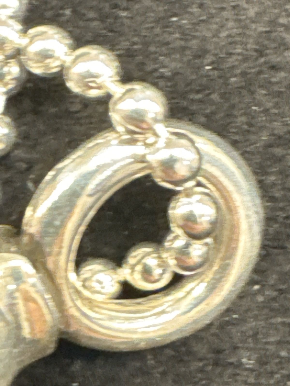 Chrome Hearts Chrome hearts silver double dagger pendant with ball ...