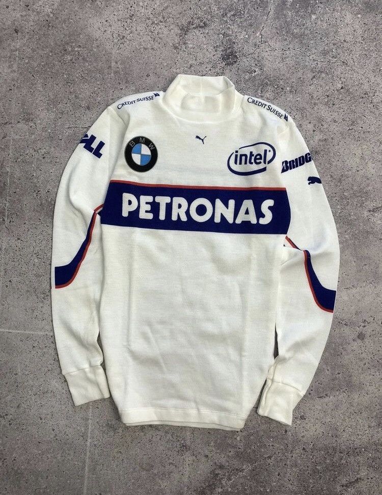 BMW × NASCAR × Puma Vintage BMW Petronas Sweatshirt NASCAR Racing Moto ...