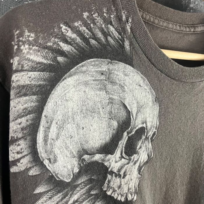 Vintage Vintage Y2K Skulls Wings shirt | Grailed