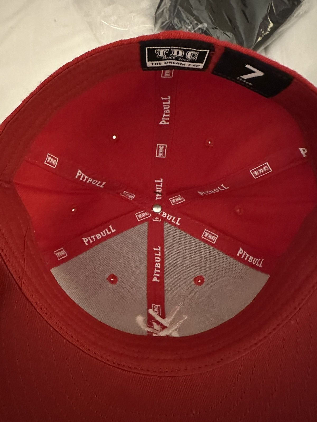 Playboi Carti Opium YVL fitted hat RED size 7 | Grailed